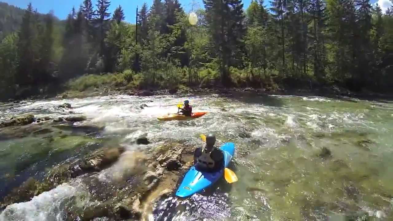 Wildwasser-Kajak auf der Salza in Österreich (DKV Wildwasserwoche 2013 ...