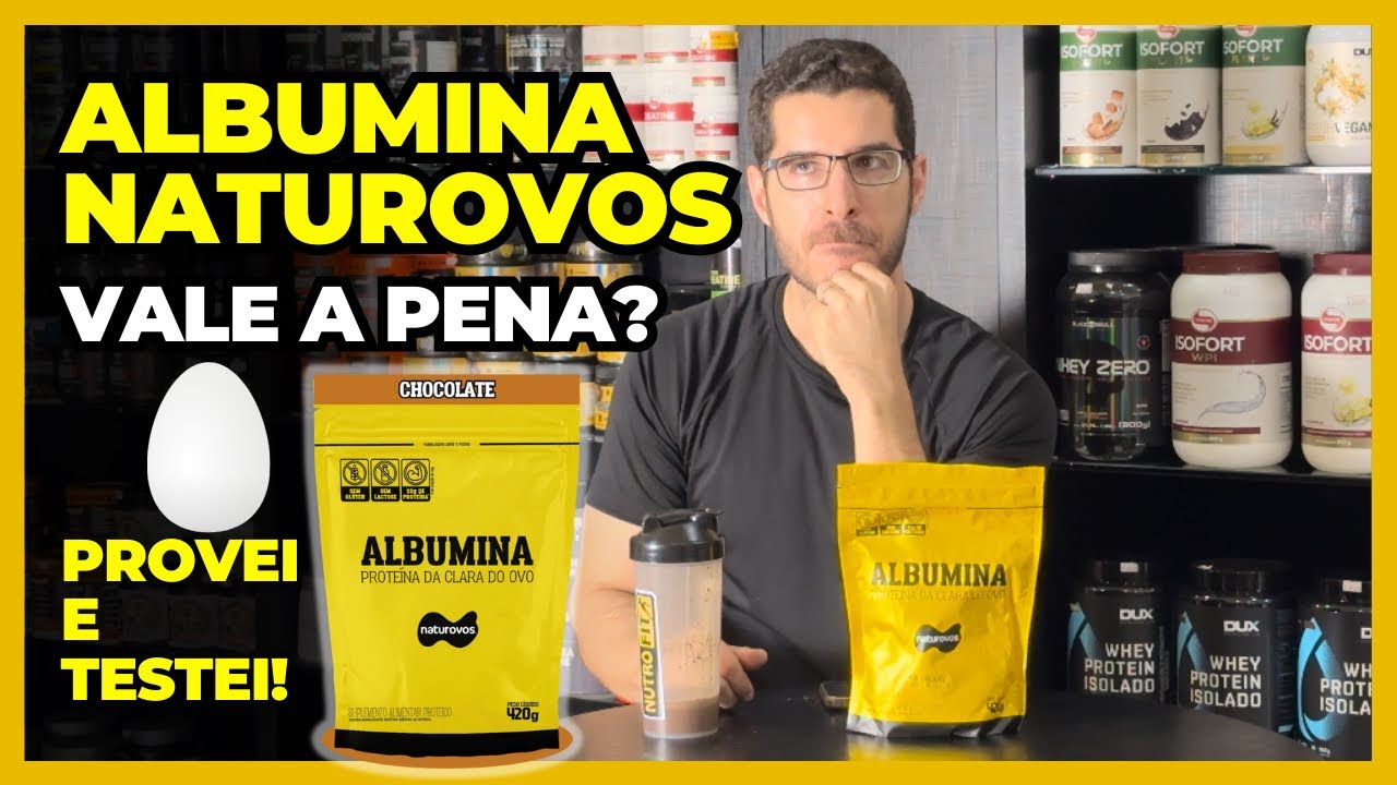 Tem Gosto de Ovo? ALBUMINA NATUROVOS. A Proteína da Clara do ovo, zero lactose e zero glúten ...