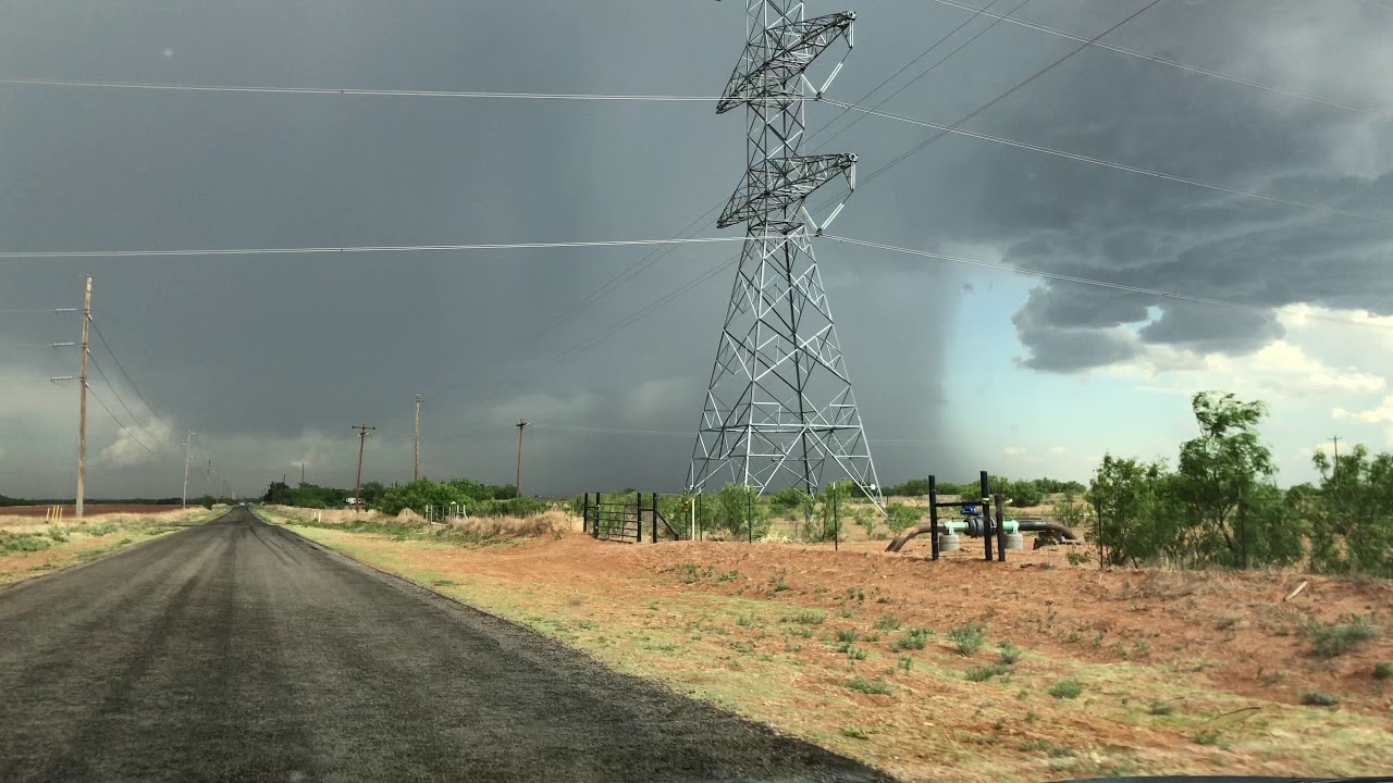 Severe thunder storm in West Texas - YouTube
