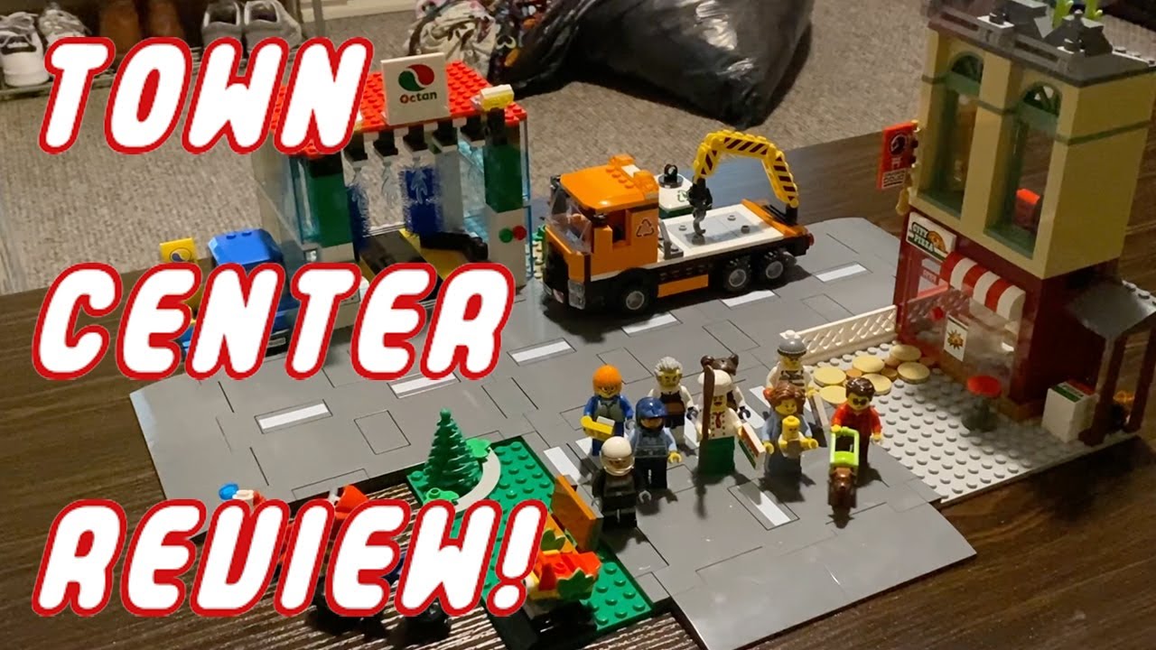 2021 LEGO City TOWN CENTER 60292 Review! - YouTube