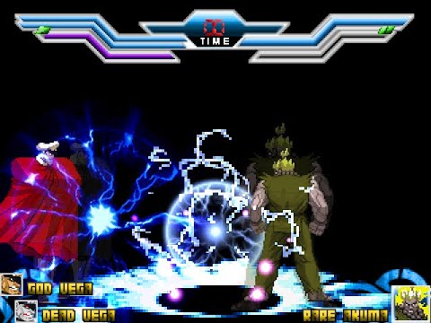 mugen - Dead Vega&God Vega&Chuck Norris vs Rare Akuma - YouTube