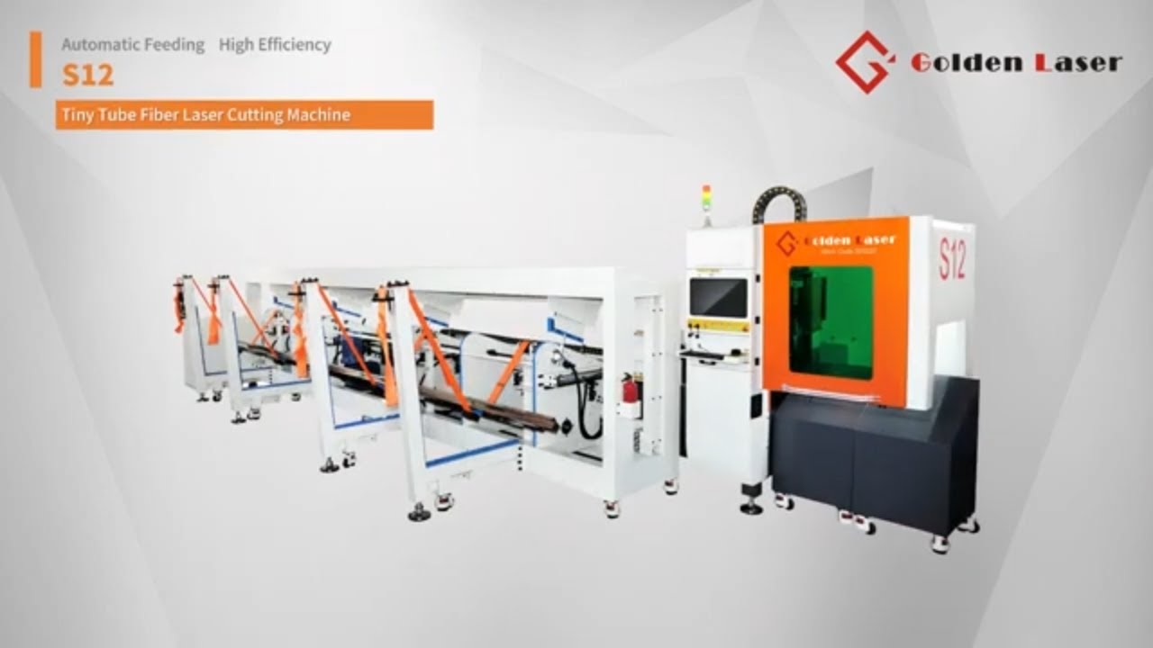 S12 Tiny Tube Laser Cutting Machine| Golden Laser - YouTube