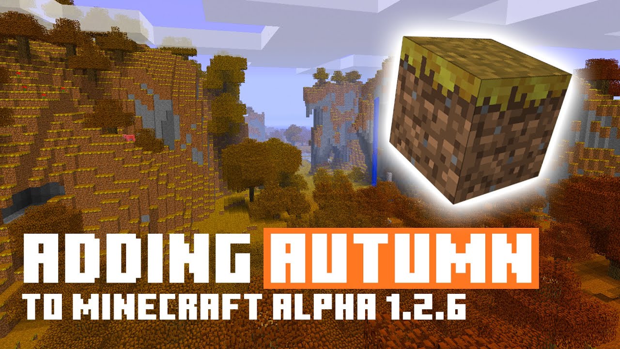 Autumn in Minecraft Alpha! - YouTube