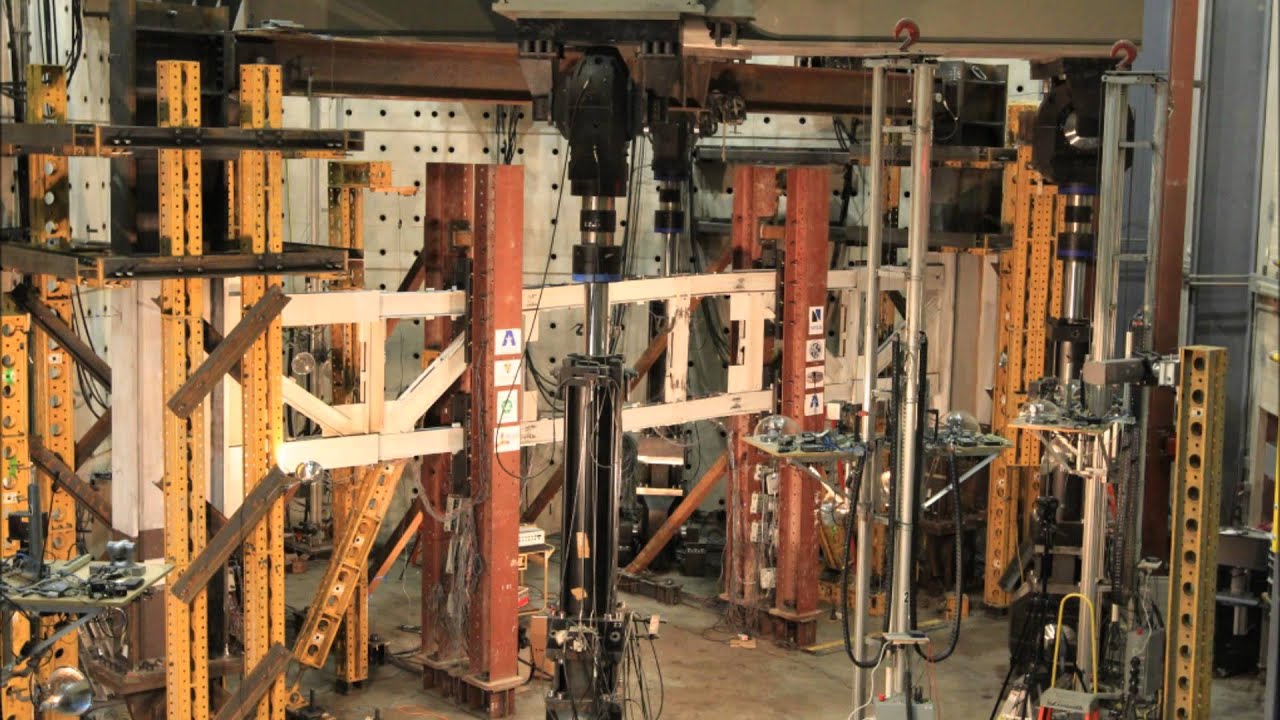 Special Truss Moment Frame (STMF) Testing: SP 1-2 - YouTube