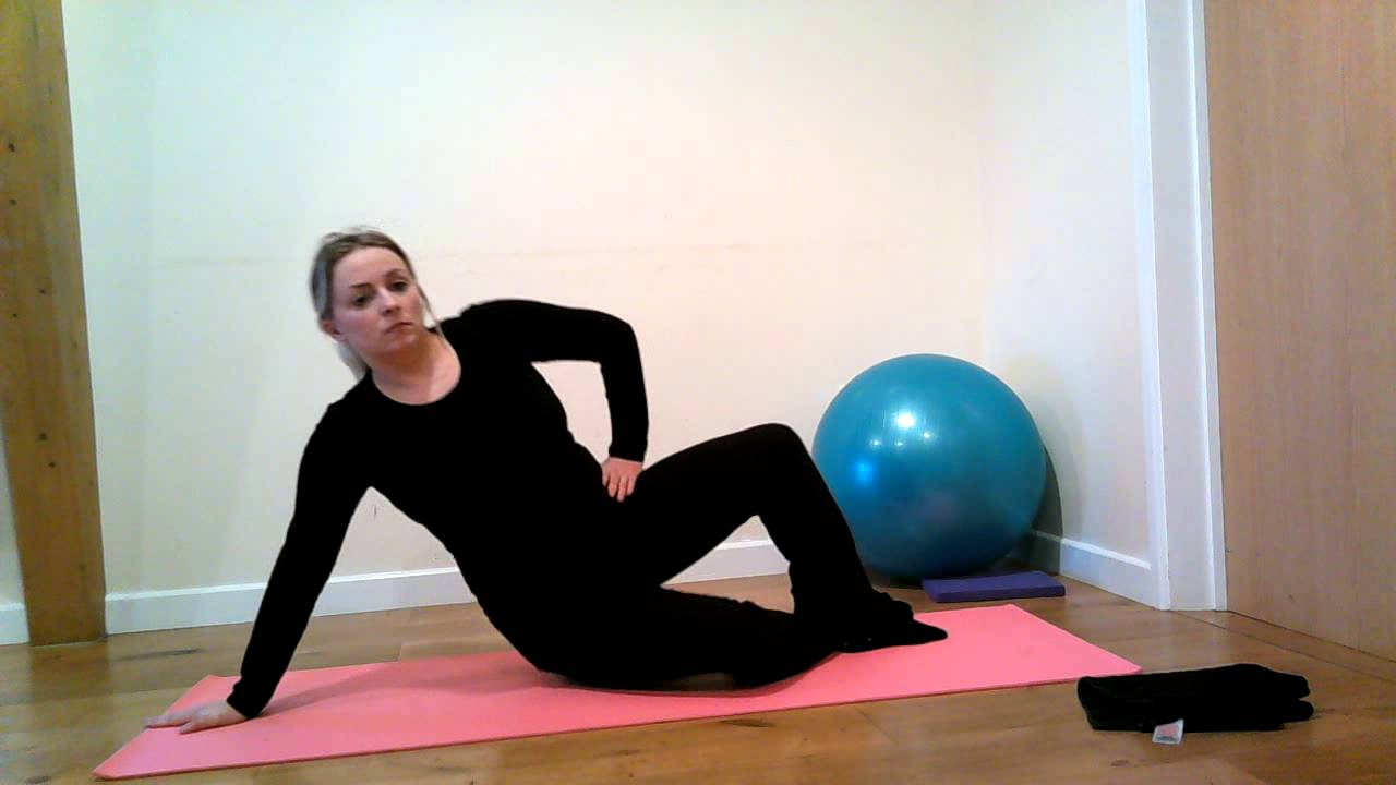 Physio Pilates - Side Bend and Side Twist - YouTube