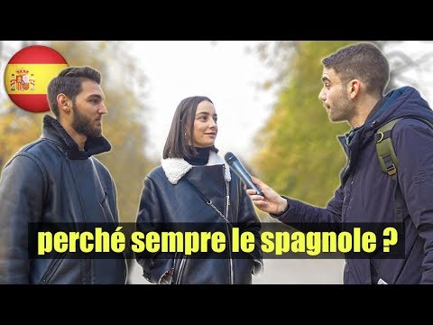 Le DOMANDE degli SPAGNOLI agli ITALIANI - thepillow a Madrid