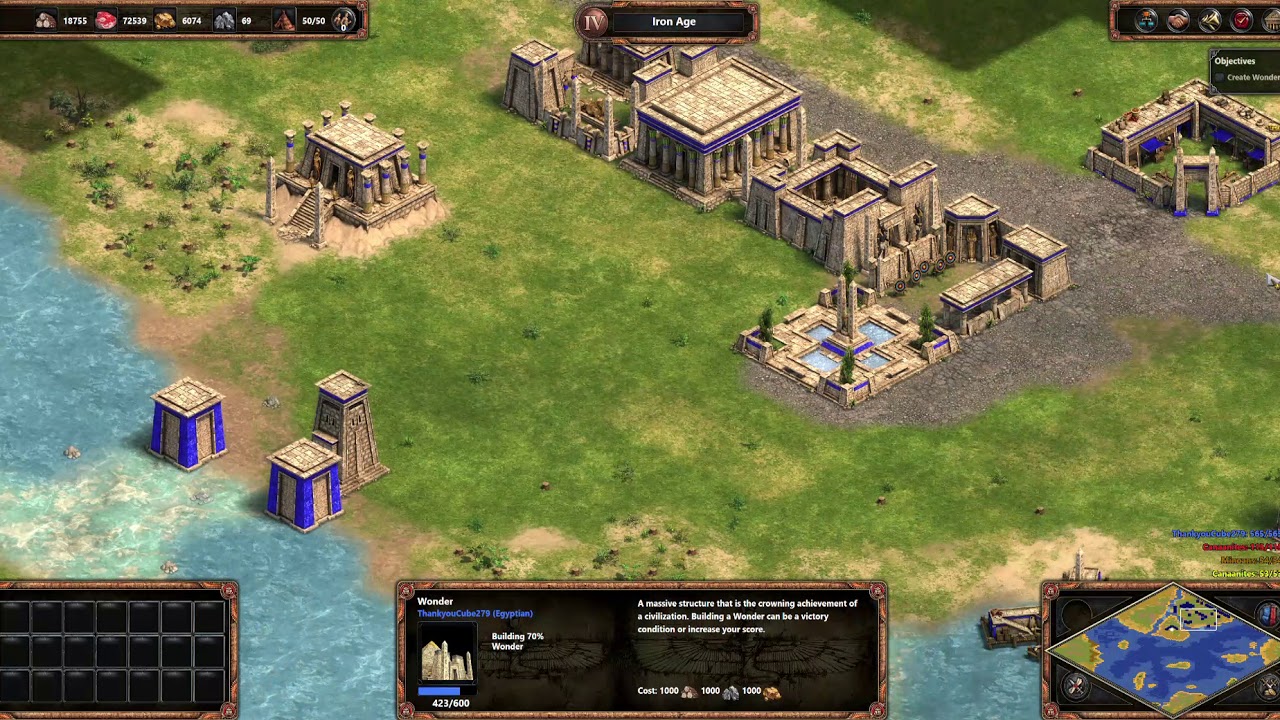 Age of Empires Definitive Edition (Building a Wonder) - YouTube