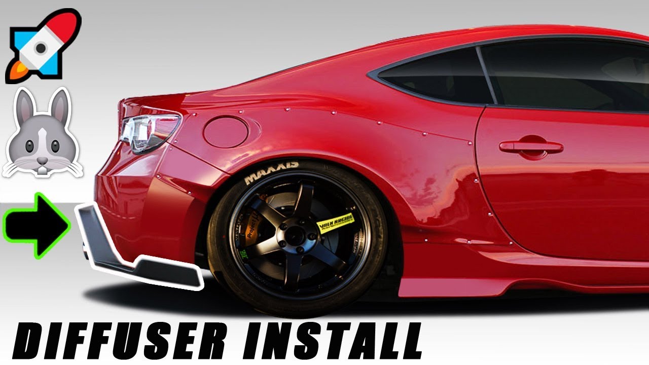FRS/BRZ: ROCKET BUNNY DIFFUSER GT500 - YouTube