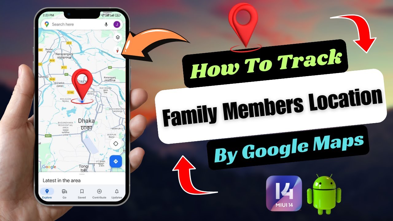 How To Track Family Members Location - YouTube