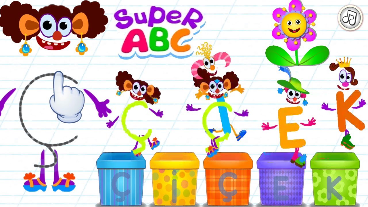 Turkish Super ABC Game Part 2 – Yeni yürümeye başlayan çocuklar için ...