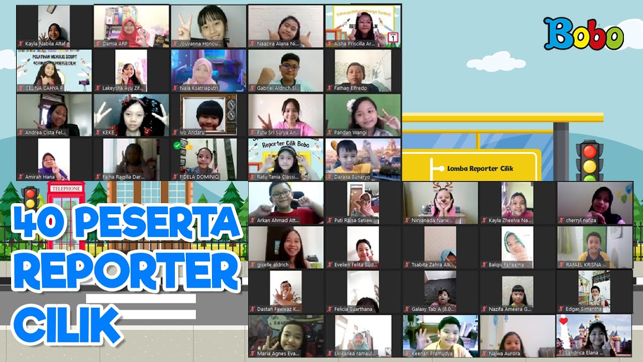 Reporter Cilik Bobo - Pengenalan 40 Peserta Reporter Cilik - YouTube