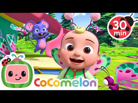 Float Like A Butterfly | ✨JJ's Animal Adventure✨Cartoons for Kids✨Fantasy Playground