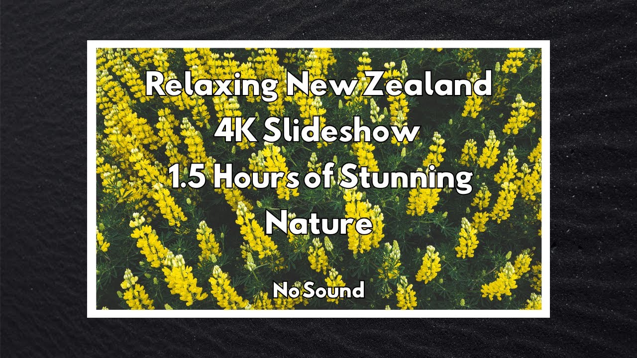 New Zealand Stunning Photography Slideshow Beautiful Nature 4K 1.5 ...