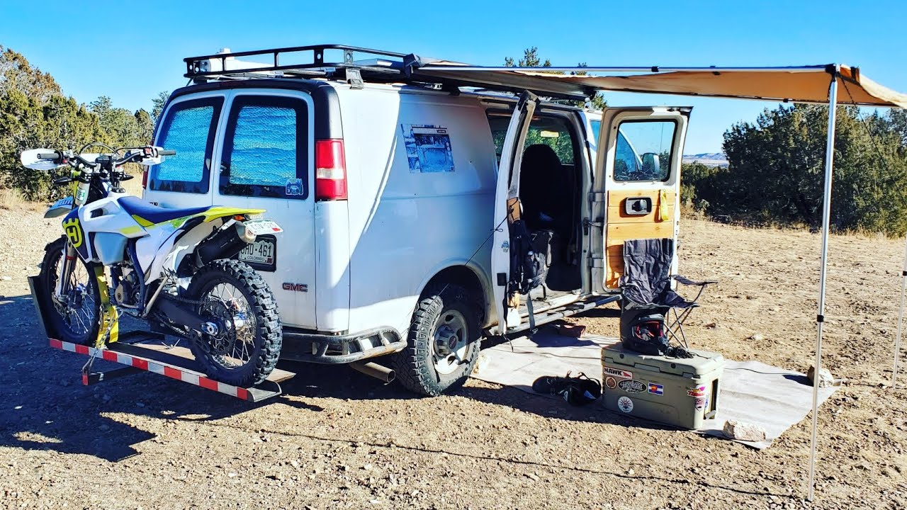 Moto Camper Van Setup - YouTube