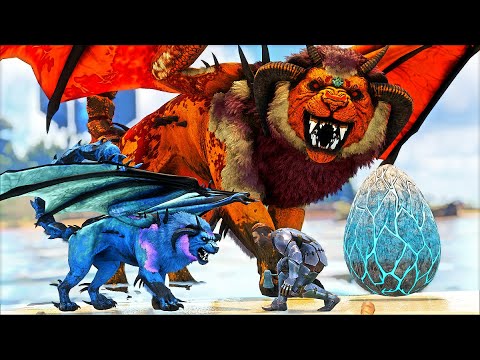 Forcei O Mais PODEROSO Bebê Ice Manticore A Nascer do OVO! E M... (ARK ...