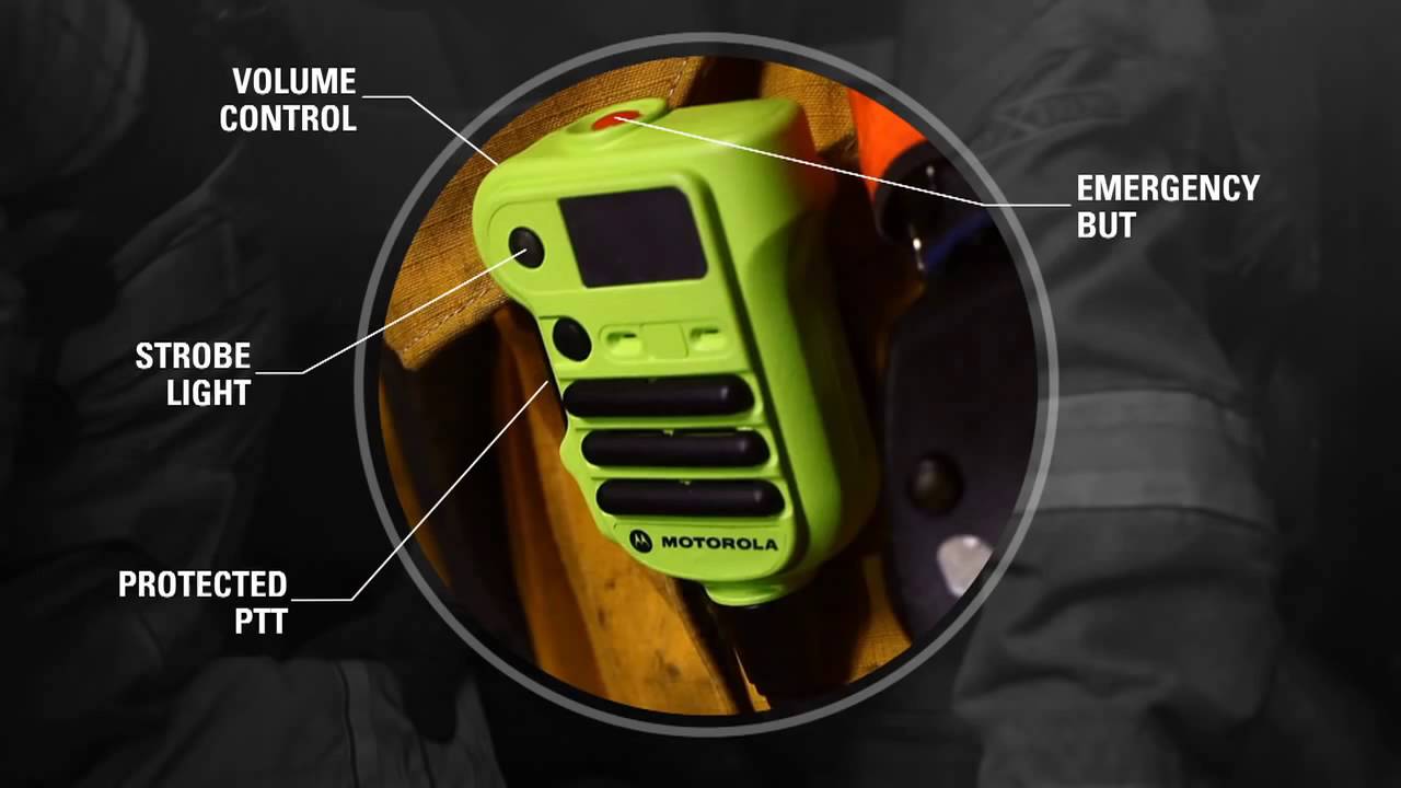 Motorola's APX XE Remote Speaker Microphone - YouTube