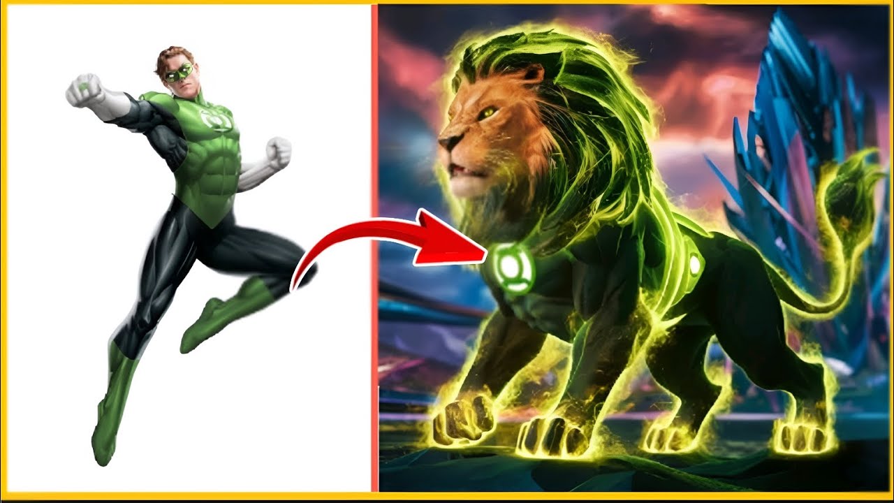 AVENGERS BUT LION 🦁 (MARVEL & DC) ALL CHARACTERS - YouTube