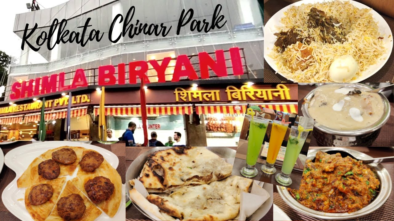 Shimla Biryani Restaurant | Kolkata Chinar Park | Food Vlog | Shimla ...