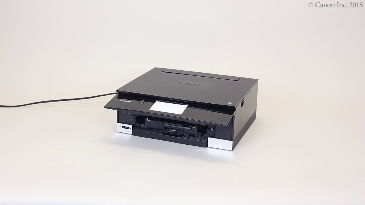 Disc label printing: label copy (TS8200 series) - YouTube