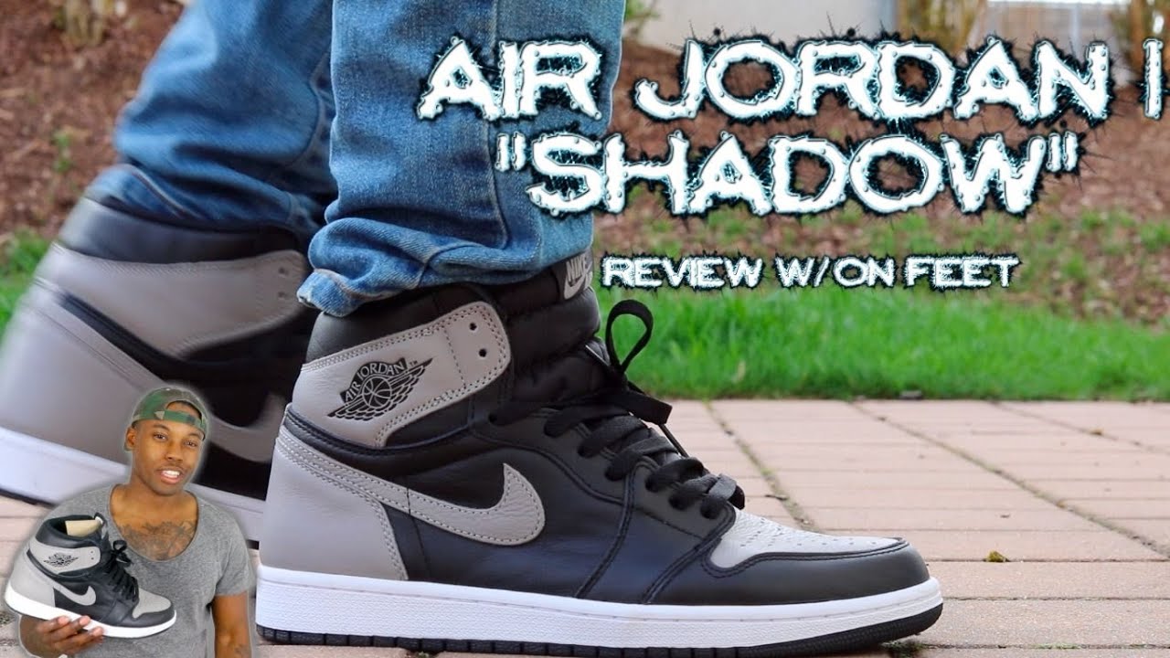 AIR JORDAN 1 SHADOW 2018 REVIEW w/ ON FEET!!! SHATTERED BACKBOARD ...