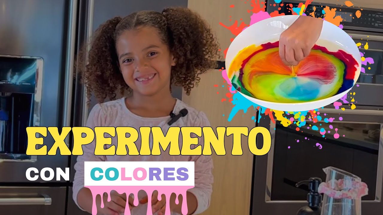 Experimento con colorante y leche para niños / enseñanza bíblica para ...