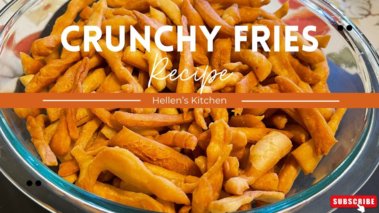 How to make Crunchy Fries - YouTube