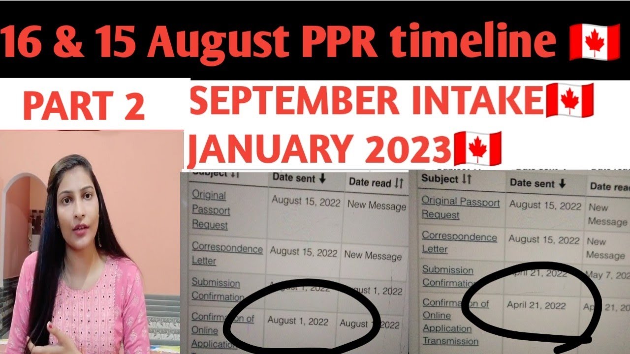 16 August PPR request timeline canada/today's ppr request timeline ...