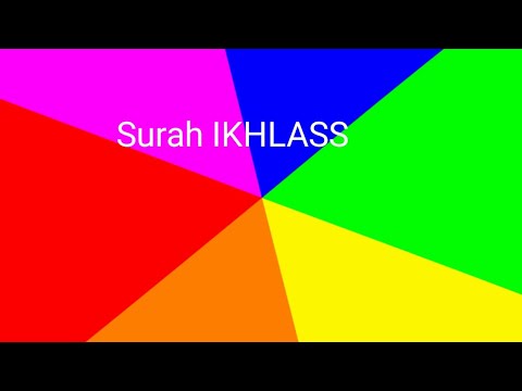 SURAH IKHLASS - YouTube