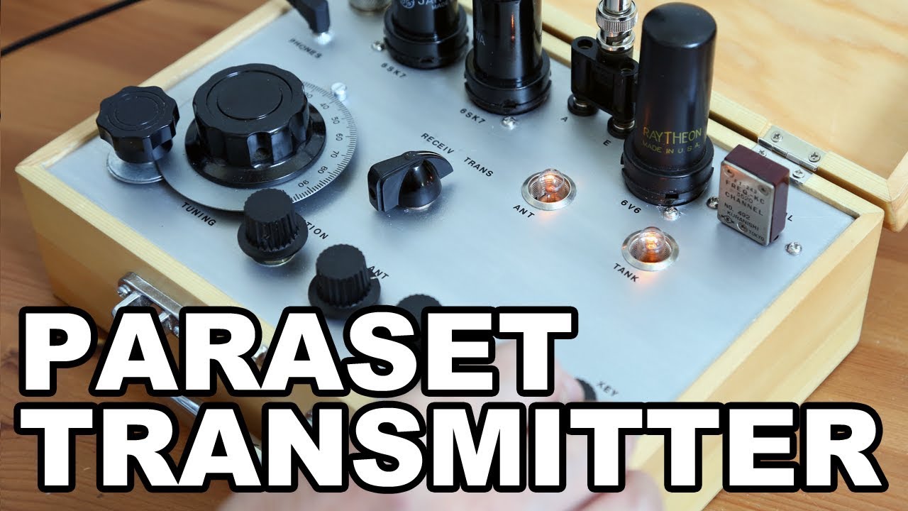 MY FIRST STEPS TO PARASET - Transmitter Portion - YouTube