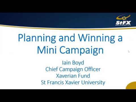 Planning and winning a Mini Campaign - YouTube