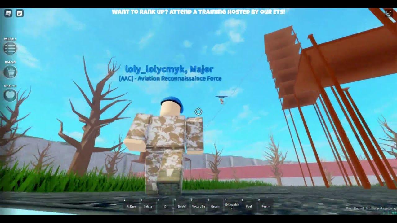 Doing Aaron Obby Backwards (ReaperAaron's British Army Sandhurst Military Academy) - YouTube