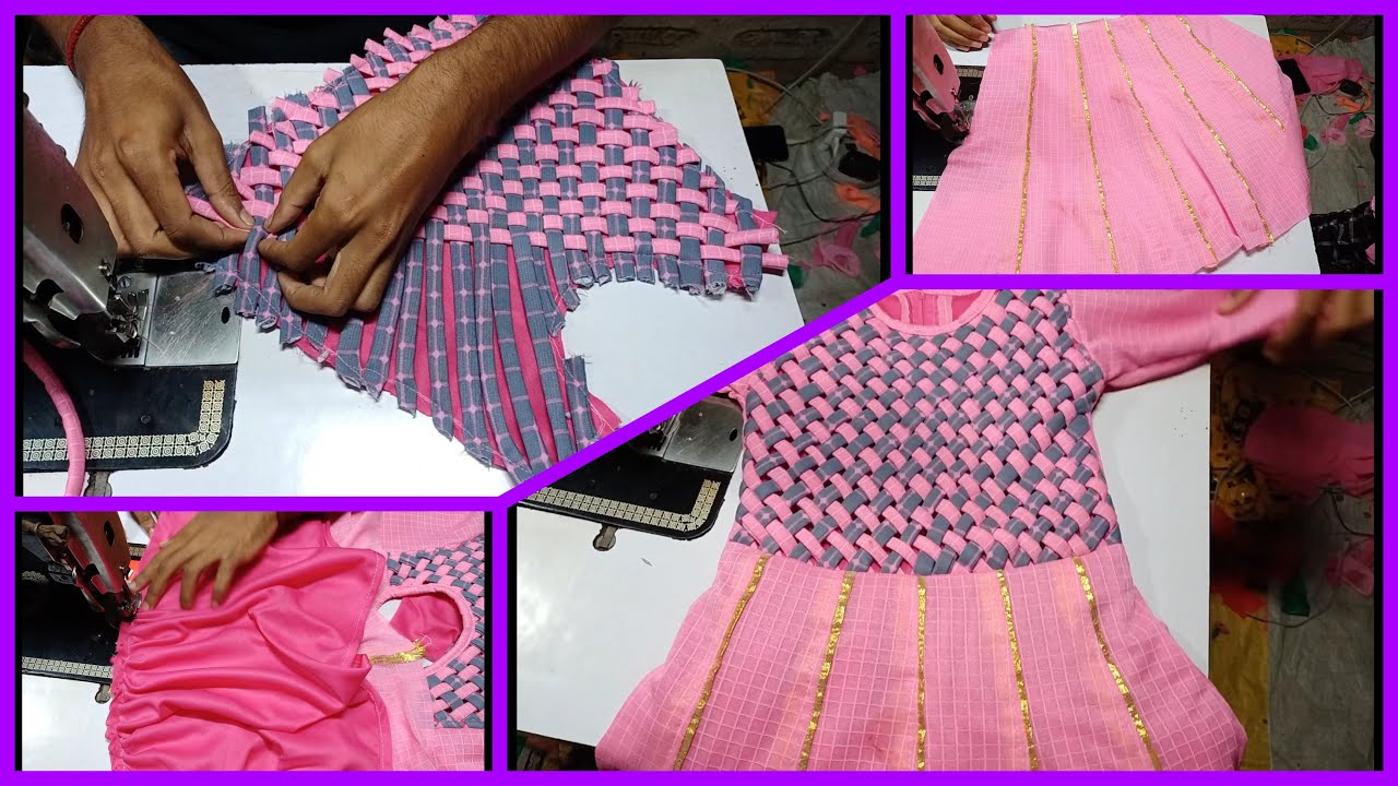 Unique frock cutting and stitching || how to create stylish frock ...