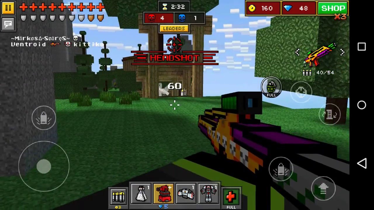 Hellraiser UP1 Weapon Gameplay! (Pixel Gun 3D) - YouTube