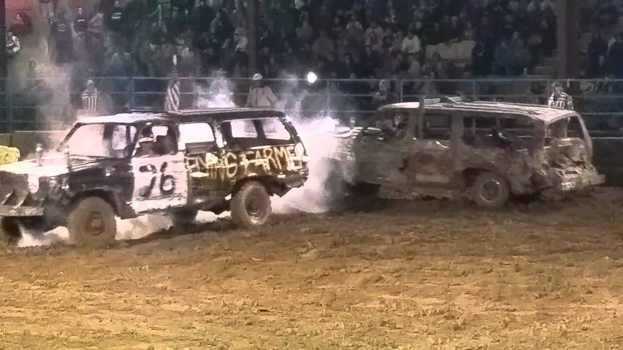 Demolition Derby, Truck Class, 4/23/16 - YouTube