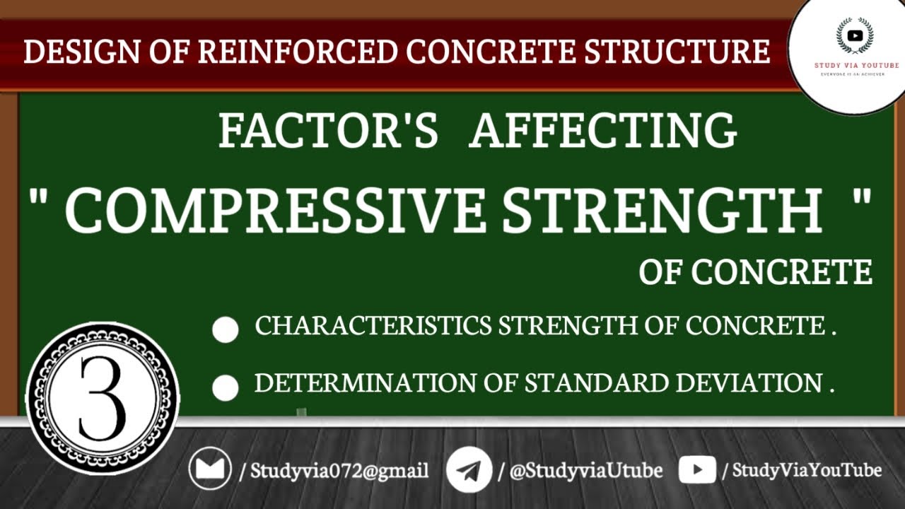 DESIGN REINFORCED CEMENT CONCRETE | FACTORS AFFECTING COMPRESSIVE ...