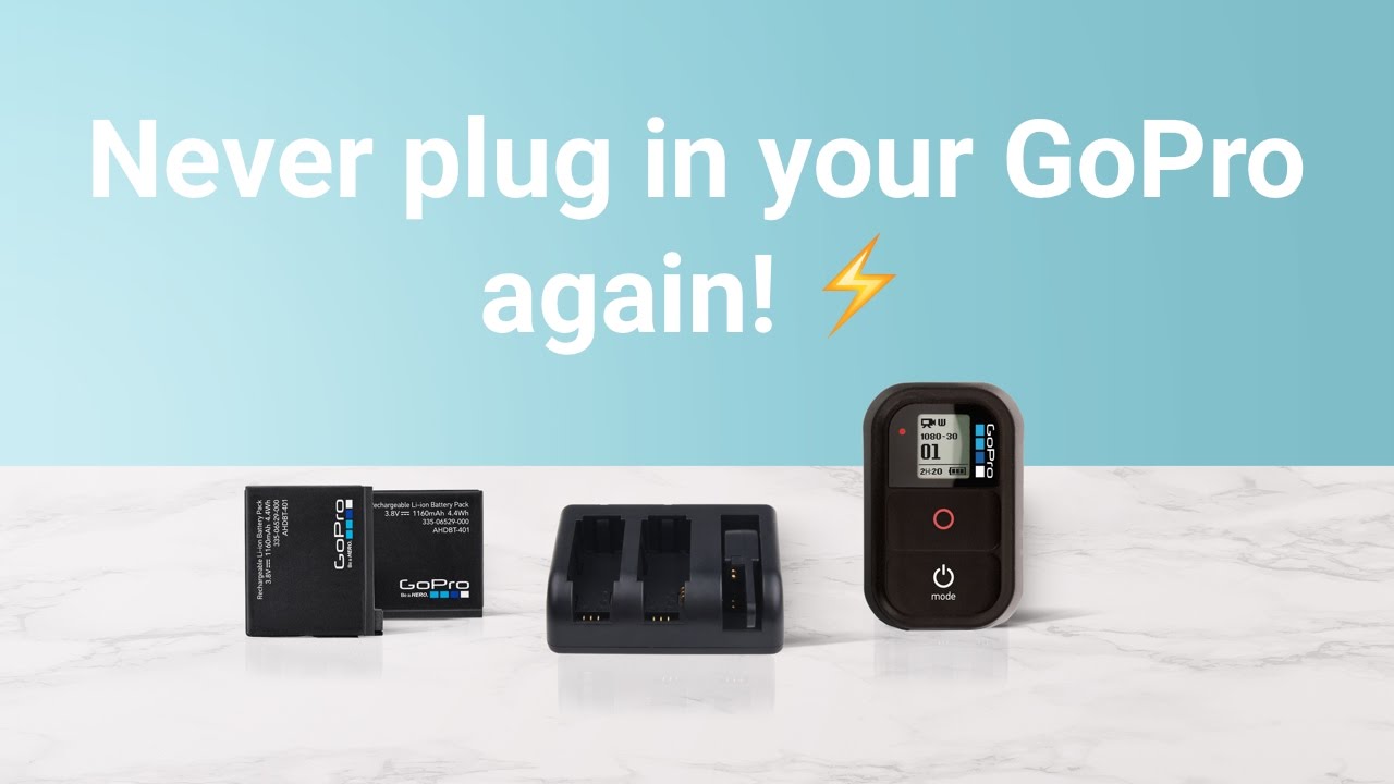 Triple Charger for GoPro Batteries and Remote ⚡️ - YouTube
