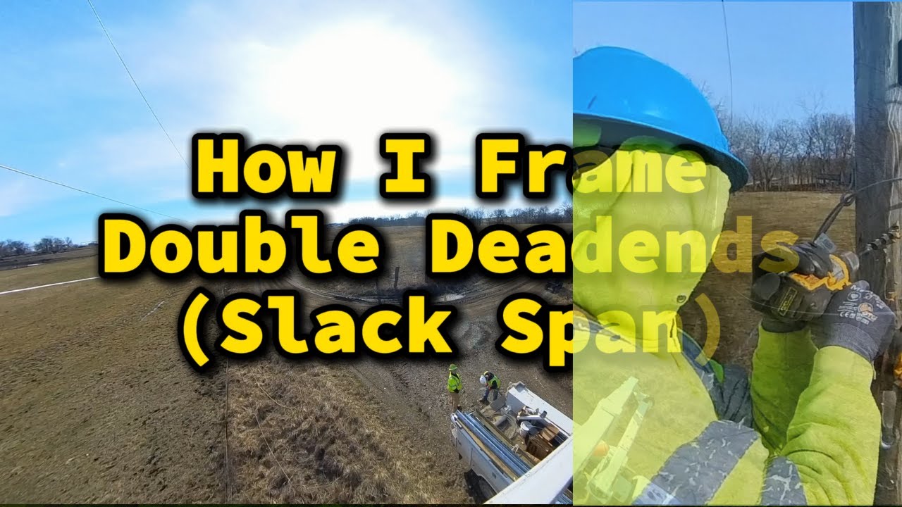 Fiber Double Deadend Install Guide (Slack Span) - YouTube