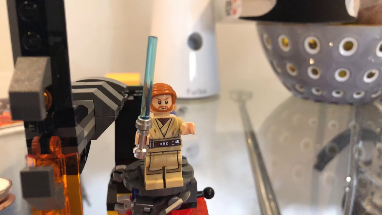 Star Wars Lego Mustafar duel Anakin Skywalker vs Obi-Wan Kenobi duel ...