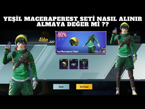 Yeşil Maceraperest Seti Almaya Değer Mi & Nasıl Alınır | Pubg Mobile Exclusive Treasure Görevi C2S6