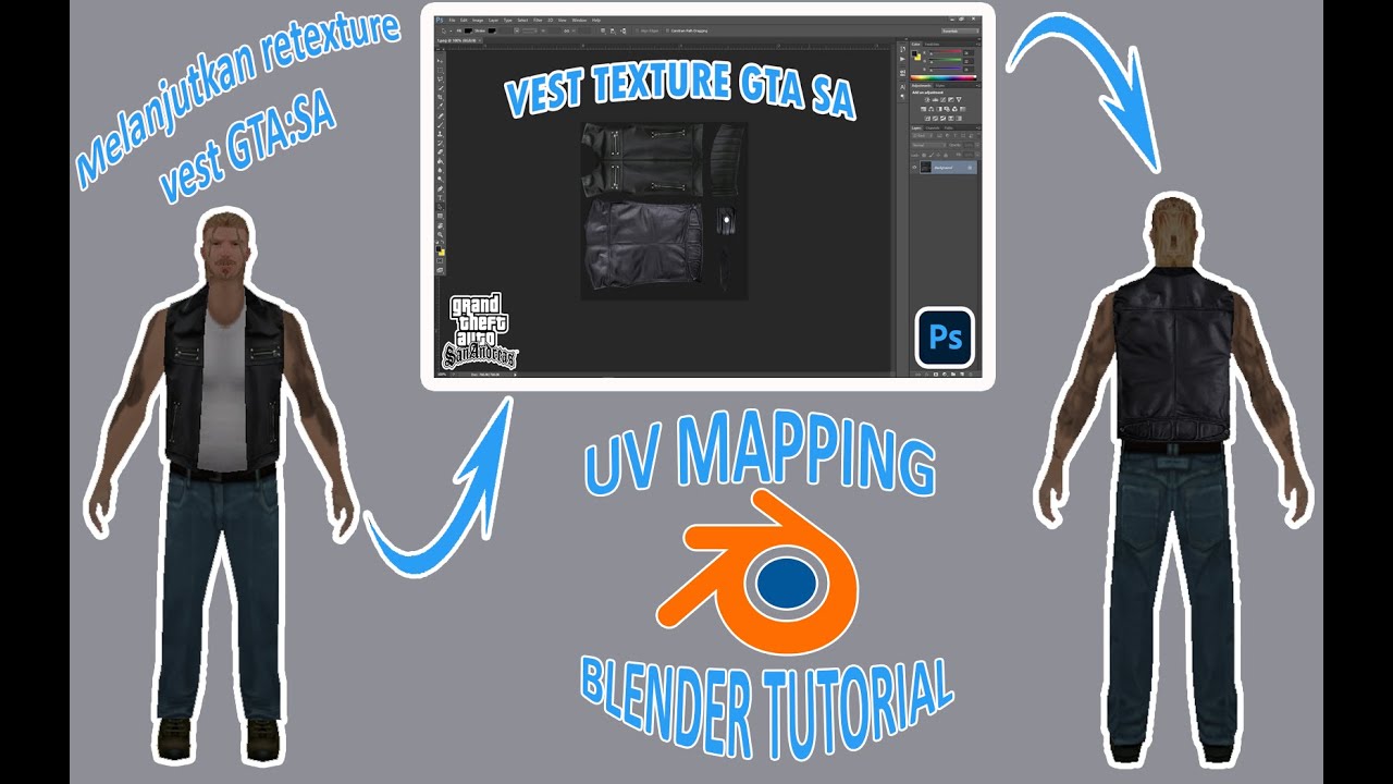 [TUTORIAL] UV Mapping Blender GTA:SA #4 - YouTube