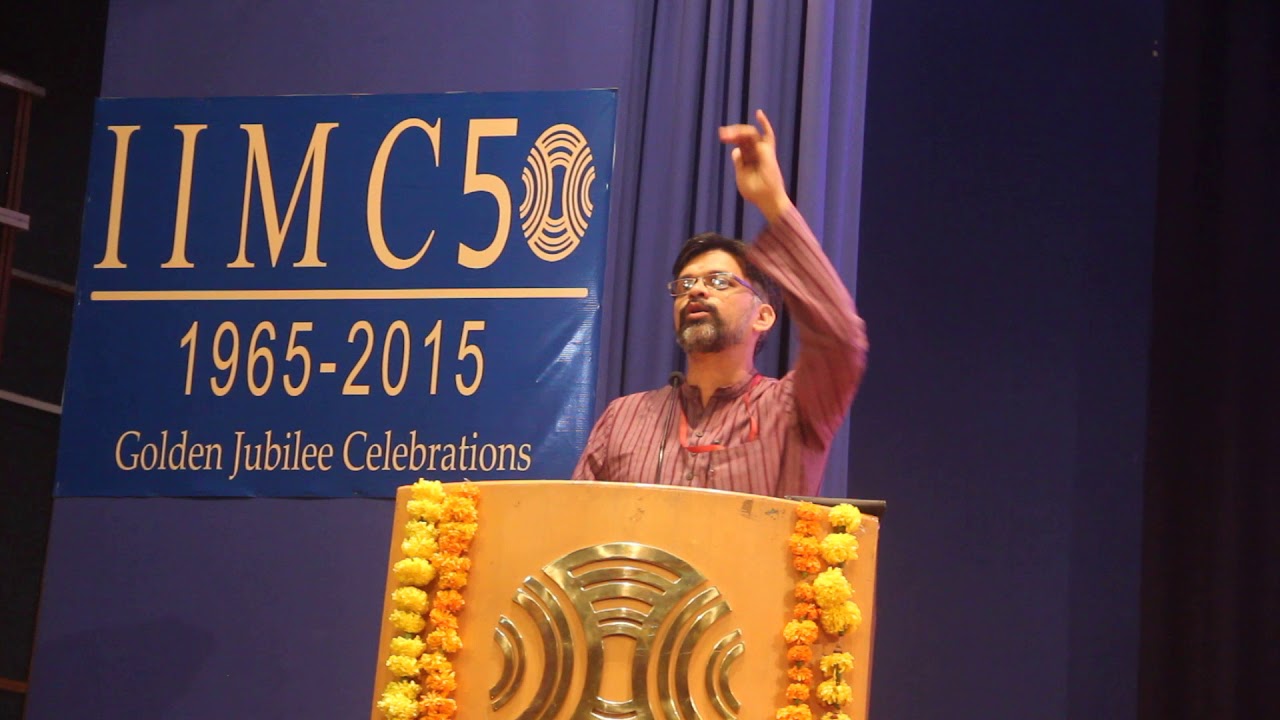 Sh. Prafulla Ketkar ji at YUVA conclave Vimarsh '17 at IIMC, Nov 2017 ...