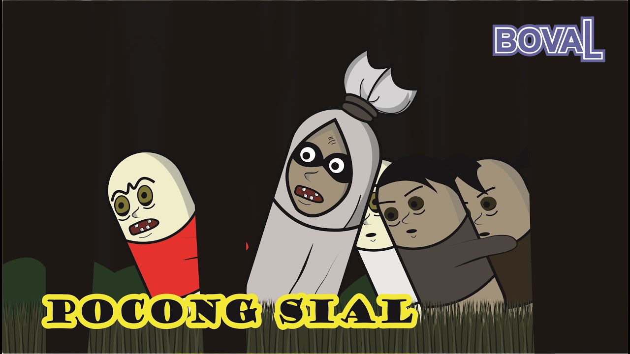 Pocong Sial - Animasi Lucu || BOVAL - YouTube