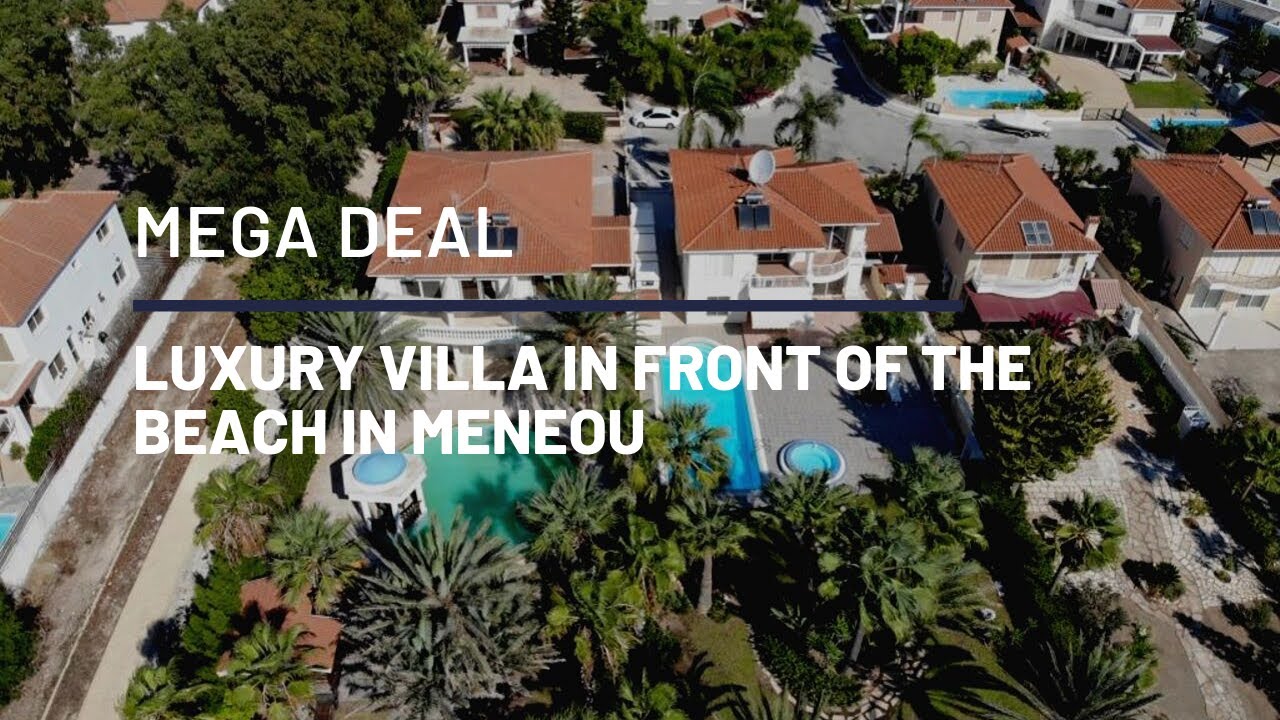 🔸Luxury villa for sale in front of the Beach in Meneou🔸 - YouTube