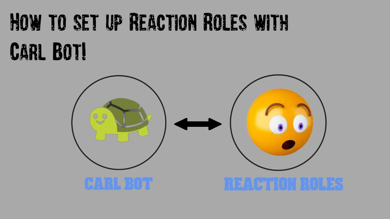 How to set up Reaction Roles with Carl Bot! - YouTube