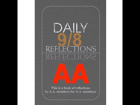 Daily Reflections – September 8 – Alcoholics Anonymous - Read Along ...