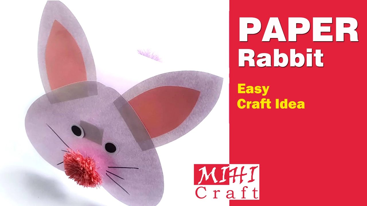 How to make a Paper Rabbit | Origami Rabbit | Easy Paper craft Idea ...