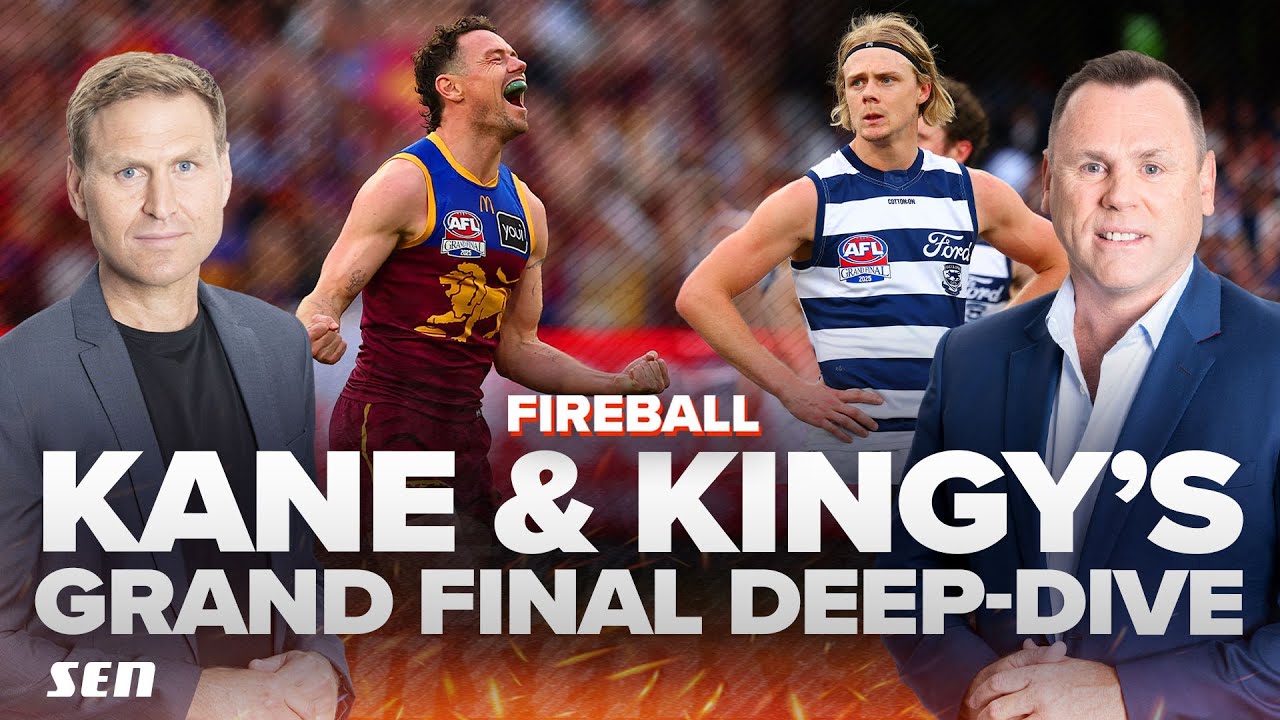 Kane & Kingy DIVE DEEP into Brisbane's GF victory over Geelong ...