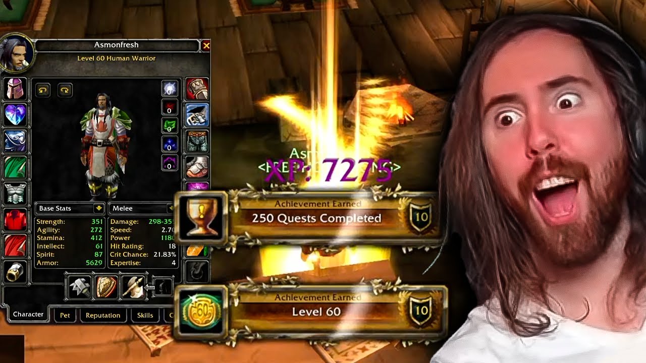 Playing WoW To Level 60 - YouTube