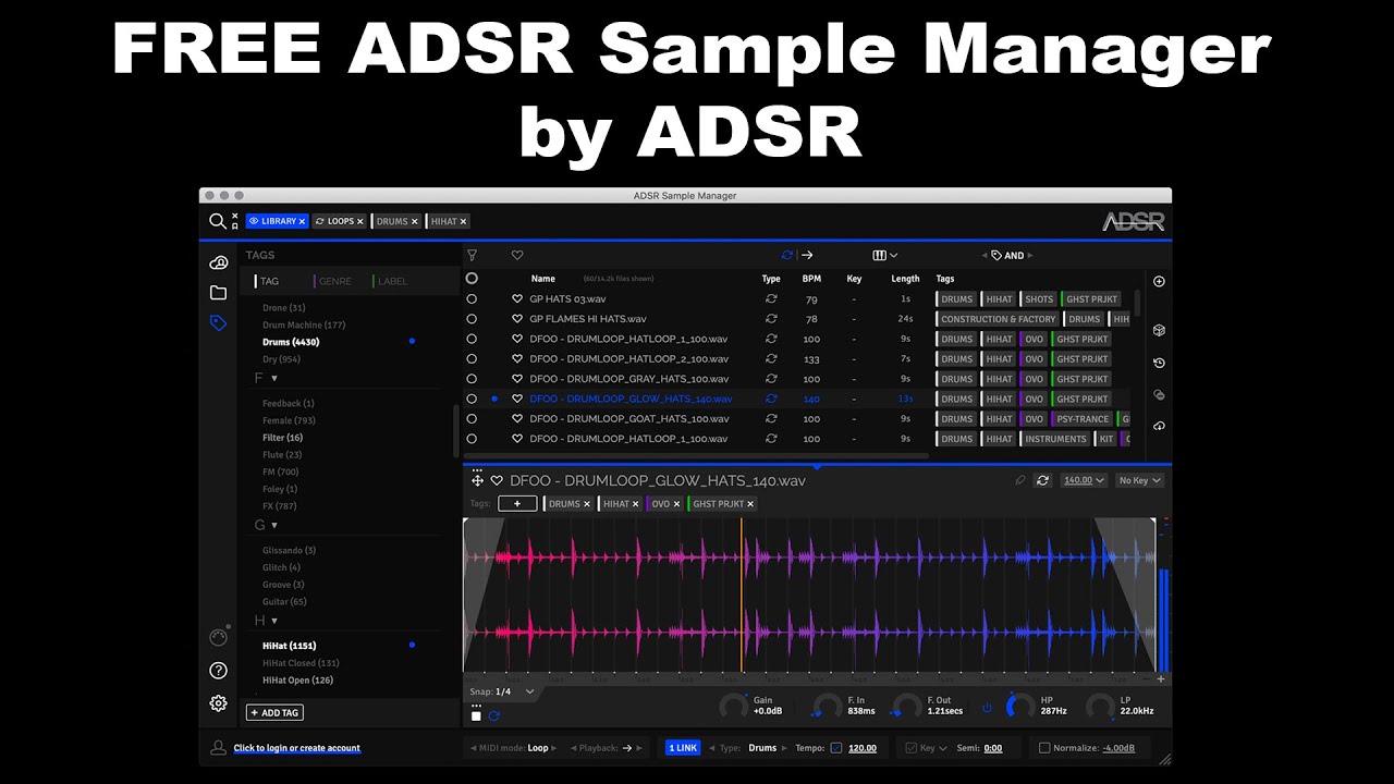 FREE ADSR Sample Manager by ADSR - YouTube