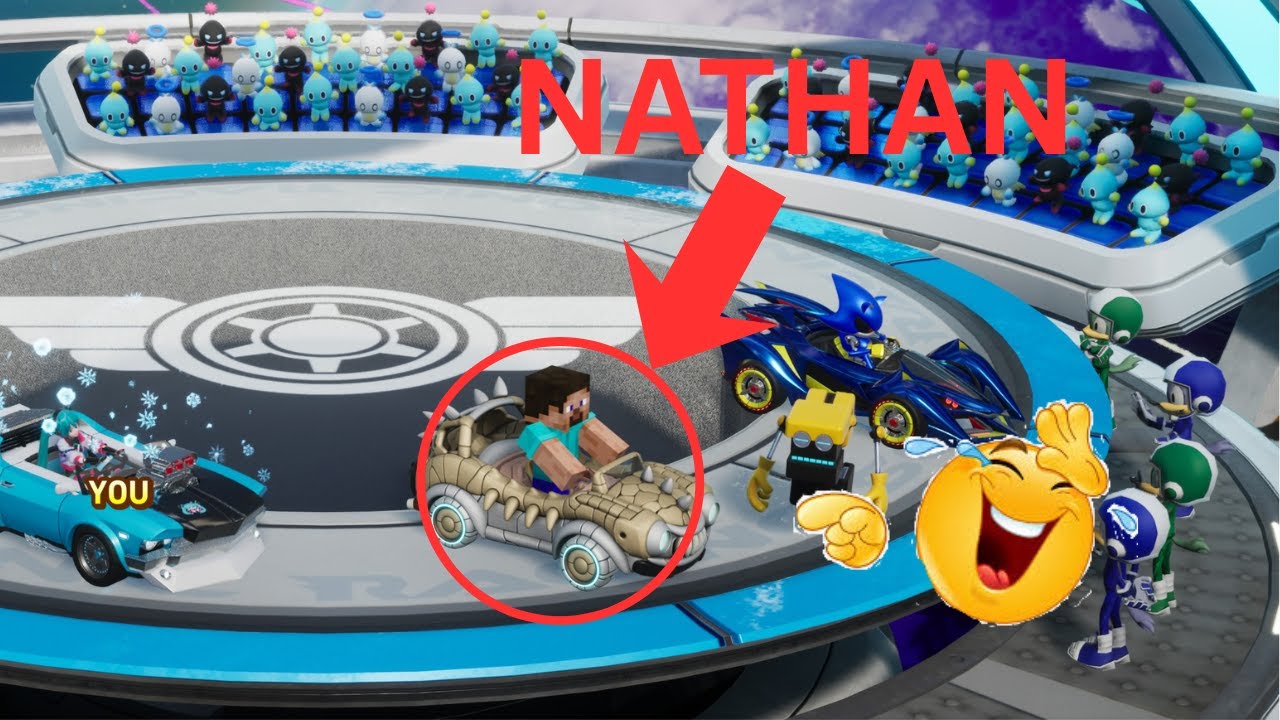 WINNING against my friend NATHAN in Sonic Racing Crossworlds - YouTube